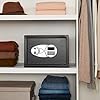 Amazon Basics Steel Security Safe and Lock Box with Electronic Keypad ...