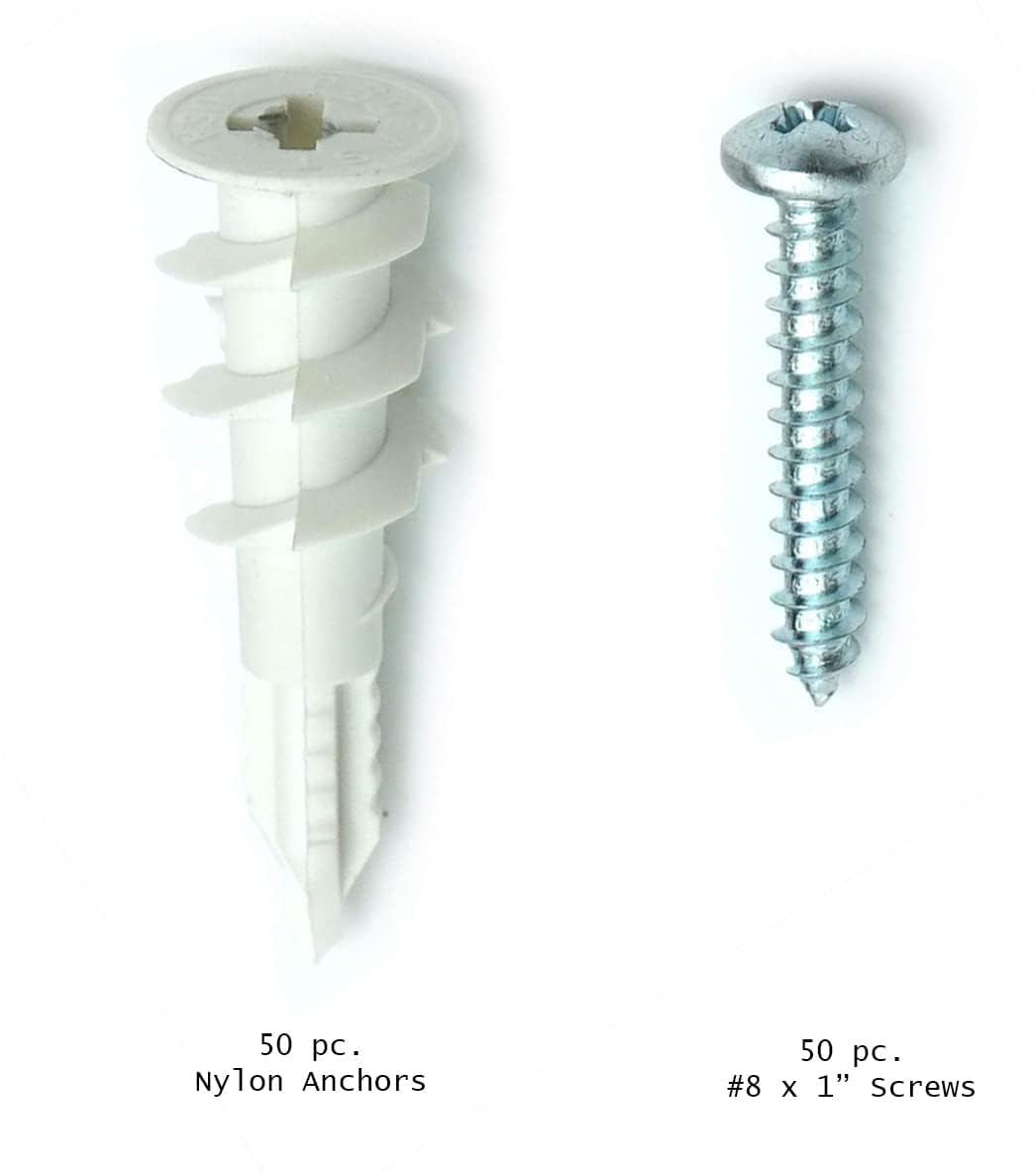 Snapklik.com : CONFAST 100 Pack Nylon Self-Drilling Drywall/Hollow-Wall ...
