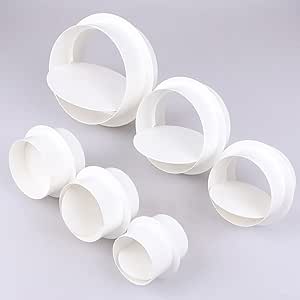 Unidirectional Check Valve for Bathroom Ventilation Systems, ABS ...