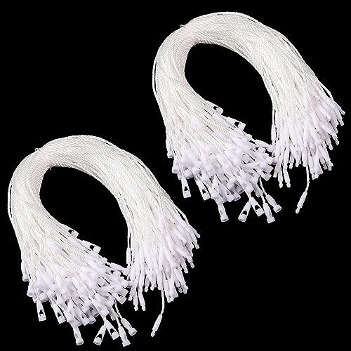 Strip Cotton Hang Tag with Lock Labels String Hang Tags White Nylon ...