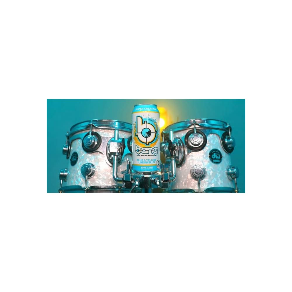 Buy Bang Energy Blue and Yellow Limoncello, 0 Calories, Sugar Free with ...