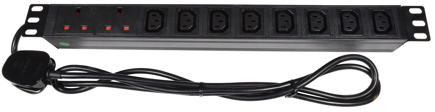 Adastra | 1U Rackmountable Power Distribution Unit 2 UK Mains Plug ...