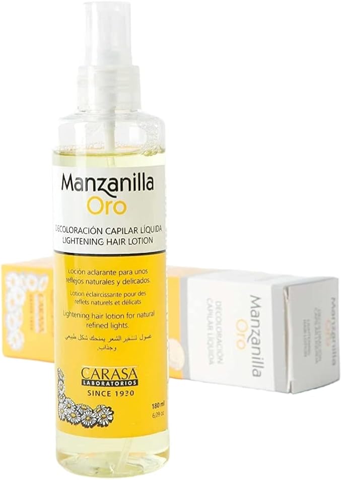Manzanilla Oro Hair Lightening Spray, 180ml: Buy Online at Best Price ...