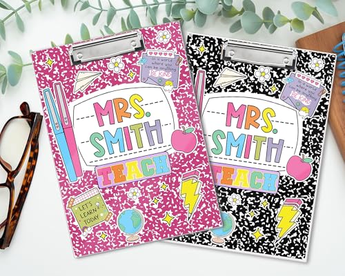 Amazon.com: Custom Teacher Clipboard, Acrylic Clipboard for Teacher ...