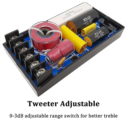 Snapklik.com : 2 Way Speaker Crossover For Car Audio, WEAH 5003B, 200 ...