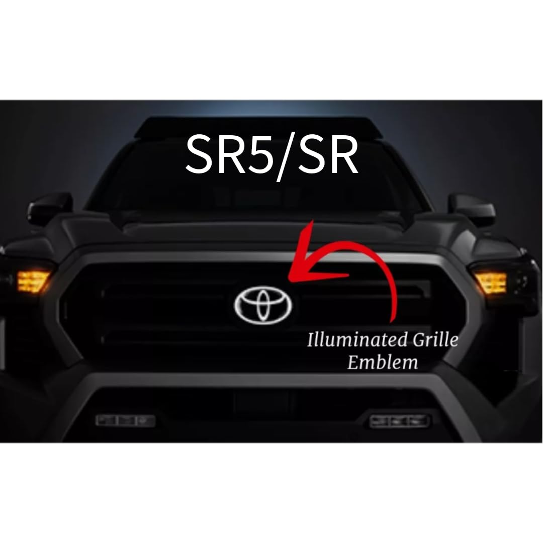 Amazon.com: Toyota Tacoma 2024-2025 Illuminated Front Emblem - Fits SR5 ...