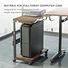 Amazon.com: EUREKA ERGONOMIC PC Stand Computer Cart, Height Adjustable ...