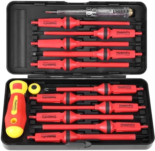 Draper XP1000 18 Piece Precision Screwdriver Set | VDE Dual Insulated ...