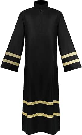 Amazon.com: CIYASHEH Medieval Muslim Robe Cos Priest Church Performance ...