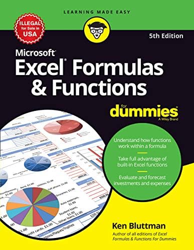 Buy Microsoft Excel Formulas & Functions for Dummies, 5ed Book Online ...
