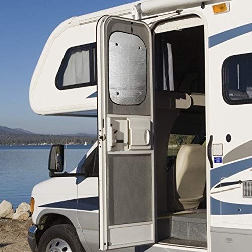2 Pack RV Door Window Sunshield Cover- 24" x 16" Double-Sided Travel ...