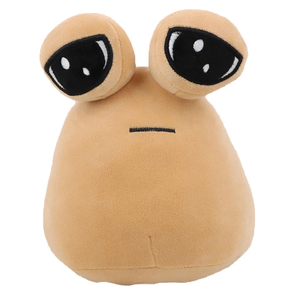 Amazon.com: Meokro 8.6in Alien Sad Pou Plush Toy Stuffed Animal Hot ...