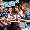 Amazon.com: Sabary 64 Pieces Patriotic Plastic Cups American Flag ...