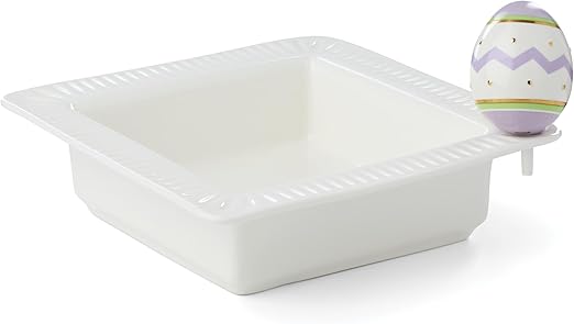 Amazon.com: Lenox 897861 Profile Poppers Square Bowl & Easter Egg Set