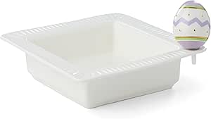 Amazon.com: Lenox 897861 Profile Poppers Square Bowl & Easter Egg Set