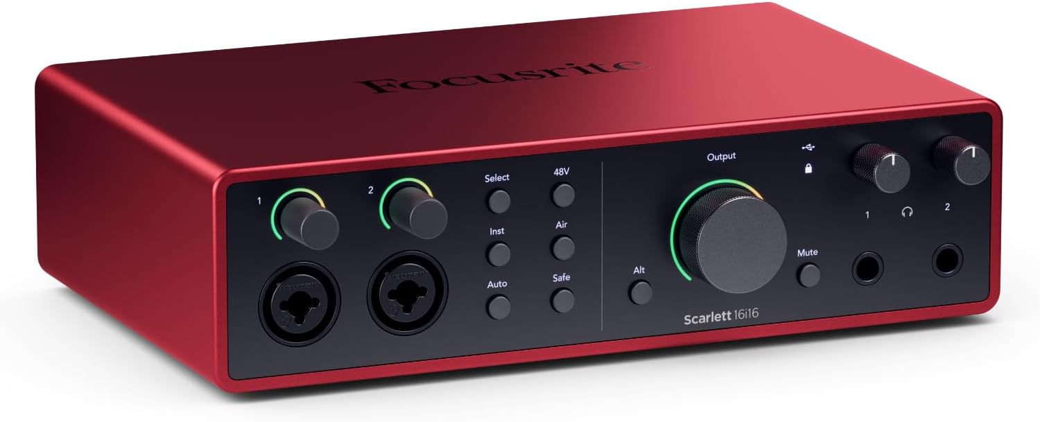 Amazon.com: Focusrite Scarlett 2i2 (1st Gen) USB Recording Audio ...