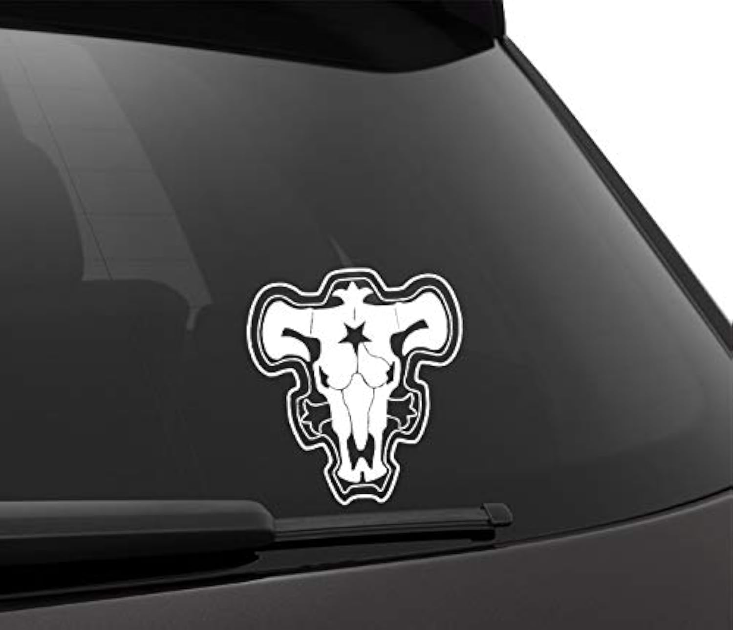 Amazon.com - Black Clover Black Bulls LogoVehicle Decor (Style A ...