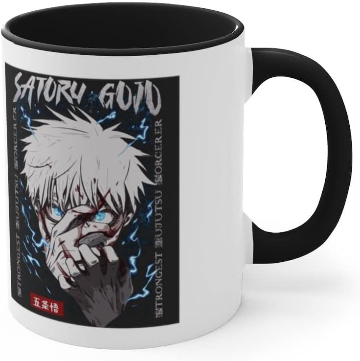 Amazon.com: Agriism Gojo Mug - Jujutsu Kaisen Mug - Anime Mug - Gojo ...