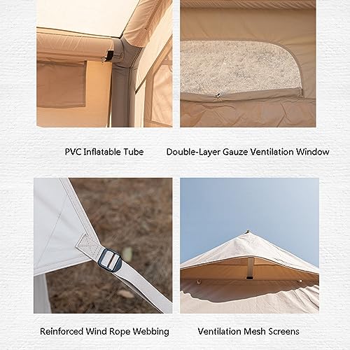 Large Inflatable Tent Outdoor Blow Up Tent Inflatable Glamping Tent One ...