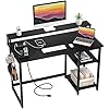 Amazon.com: GreenForest Computer Desk with USB Charging Port and Power ...