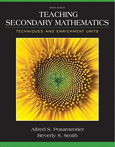 Amazon.com: Teaching Secondary Mathematics: Techniques and Enrichment ...