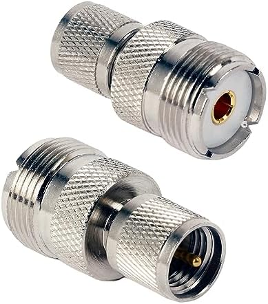 Amazon.com: TLS.eagle 2Packs UHF Male to Female SO-239 PL-259 Connector Coax Cable Connector ...