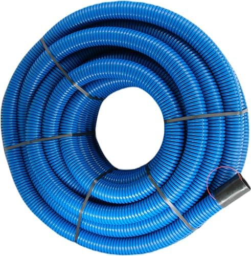 Megaa store Unterirdisches Wellrohr M90 mm | Leerrohr Elektrorohr Erdwellrohr Blau | 5m 10m 15m ...