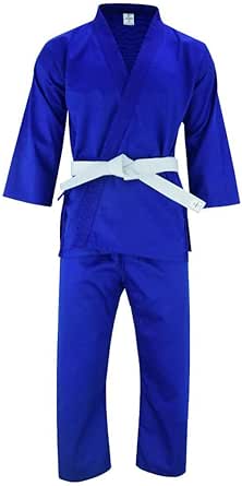 Amazon.com: JAGUAR PRO GEAR Regular Lightweight Karate Gi Uniforms With ...