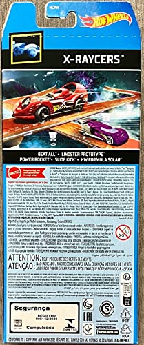 Hot Wheels Car 2023 X-raycers Pack of 5 (Beat All, Lindster Prototype ...
