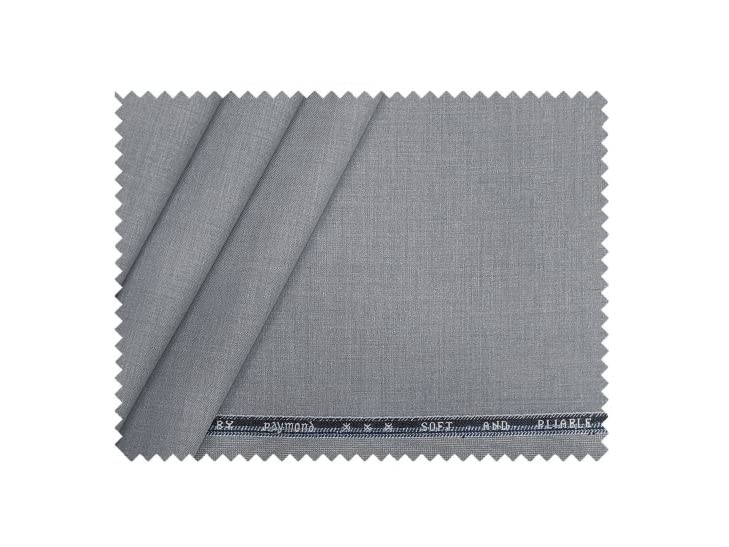 Raymond Men'S Solid Trouser Pant Fabric (Light Grey) : Amazon.in ...