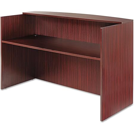 Amazon.com : Alera Alera Valencia Series Reception Desk with ...