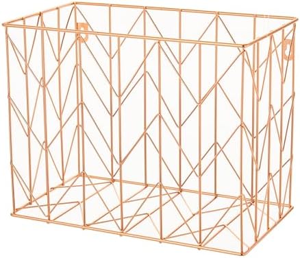 Amazon.com : Fei Bi 1 pack metal hanging rose gold file organizer, file ...