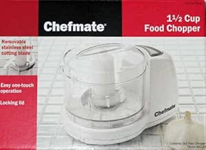 Amazon.com: Chefmate 1 1/2 Cup Food Chopper: Home & Kitchen