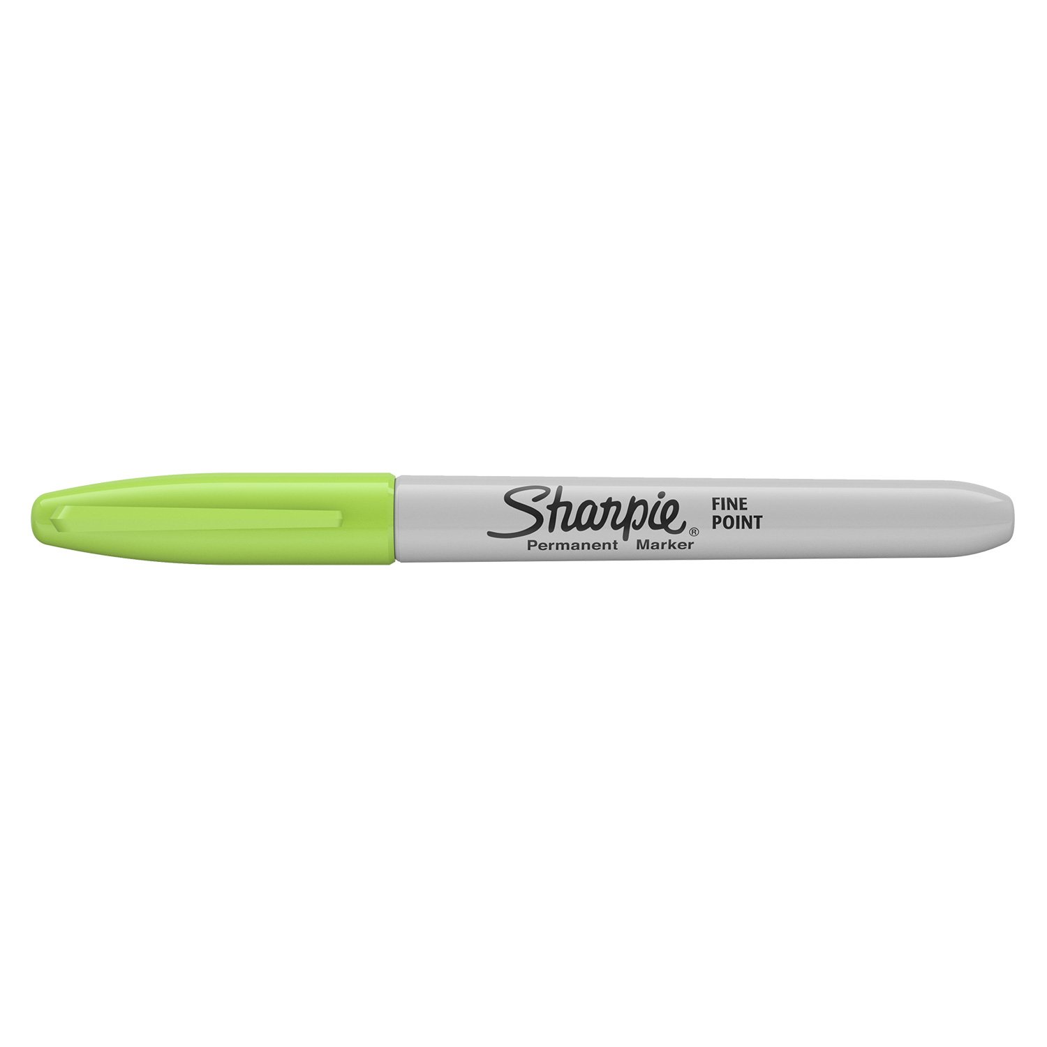 Sharpie Permanent Markers | Fine Point | Lime | 12 Count – BigaMart