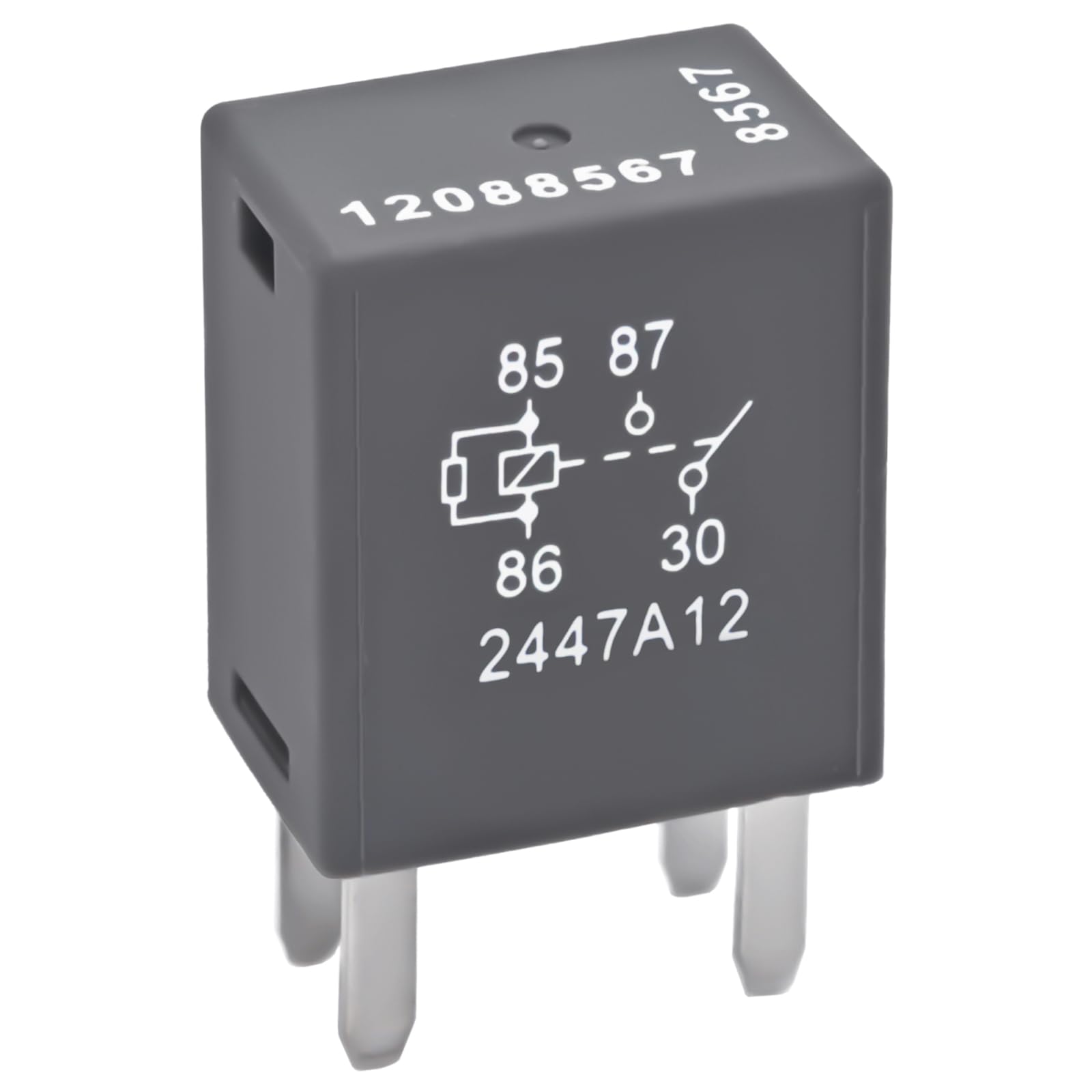 4 Pin High Performance Relay 8567 8567 Automotive Relay - 12VDC 30A 4 ...