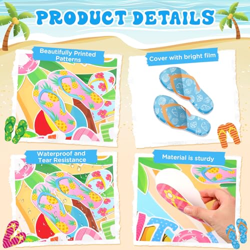 Snapklik.com : Pasimy Summer Cutouts Tropical Beach Bulletin Board ...
