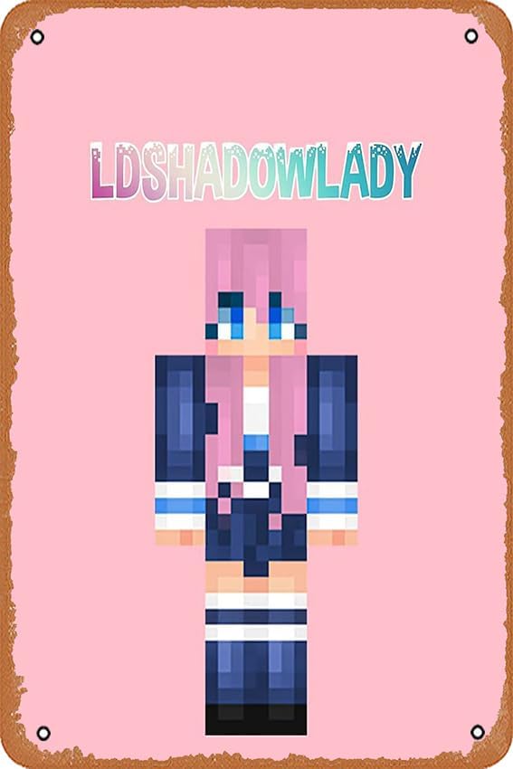 Amazon.com: AirBnk Wall Decor Sign - Fanart Cute LDShadowLady Skin Pink ...