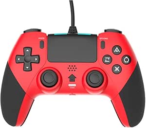 Dualshock For PS4-PC Wired Controller T29 HighEnd | Red: Buy Online at ...