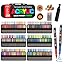 366 Colors Acrylic Paint Markers, Soft Brush Tip Acrylic Paint Pens ...