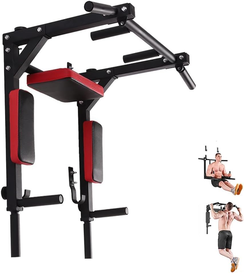 IBS Multifunctional Wall Mounted Pull Up Bar Chin Up bar Dip Station ...