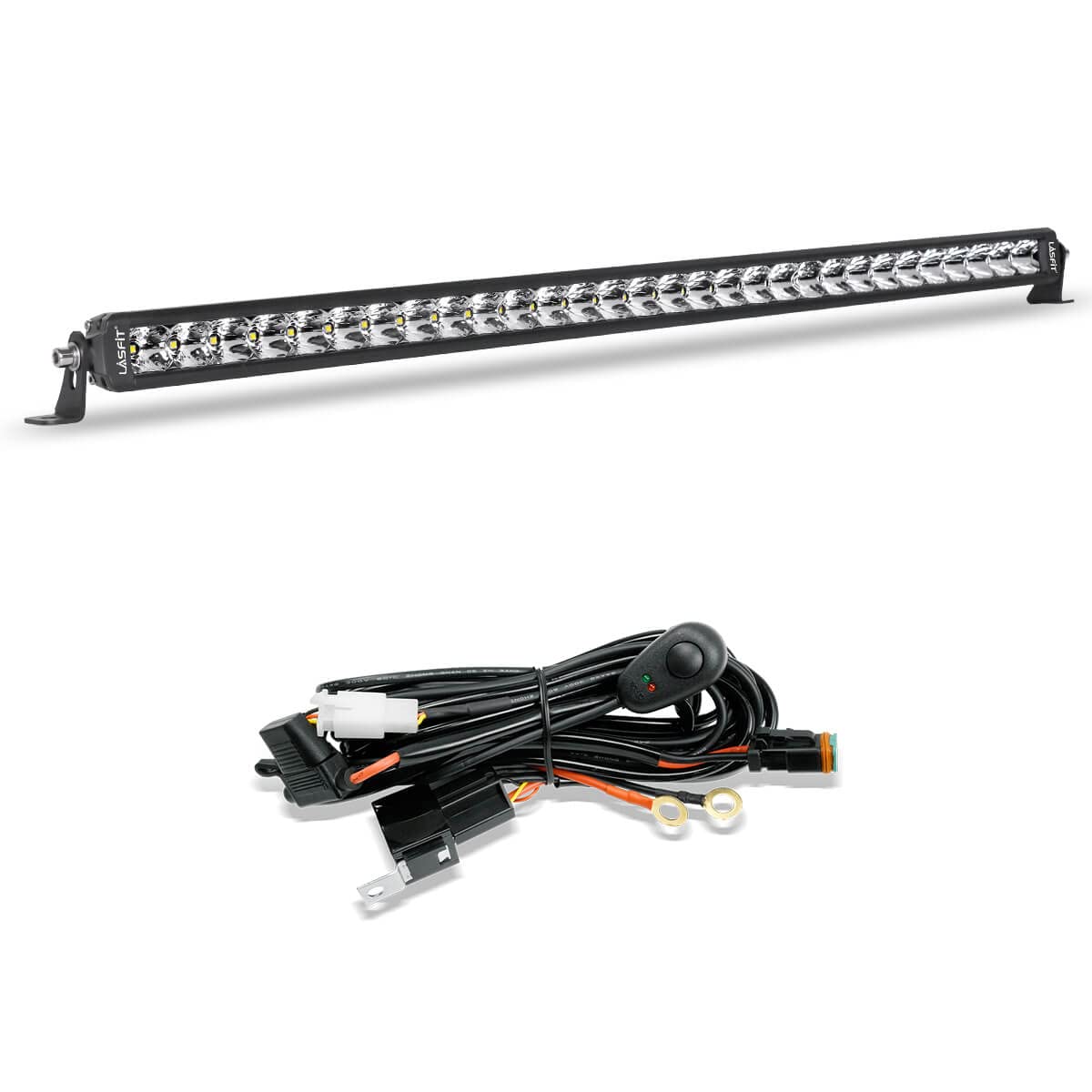 Amazon.com: LASFIT 32 inch LED Light Bar Slim Light Bar Combo Beam with ...
