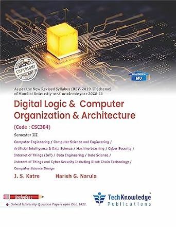Buy Digital Logic Computer Organization and Architecture For Mumbai University B.E. Computer ...
