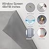 Amazon.com: Window Screen Door Repair Kit Include Window Screens Mesh ...