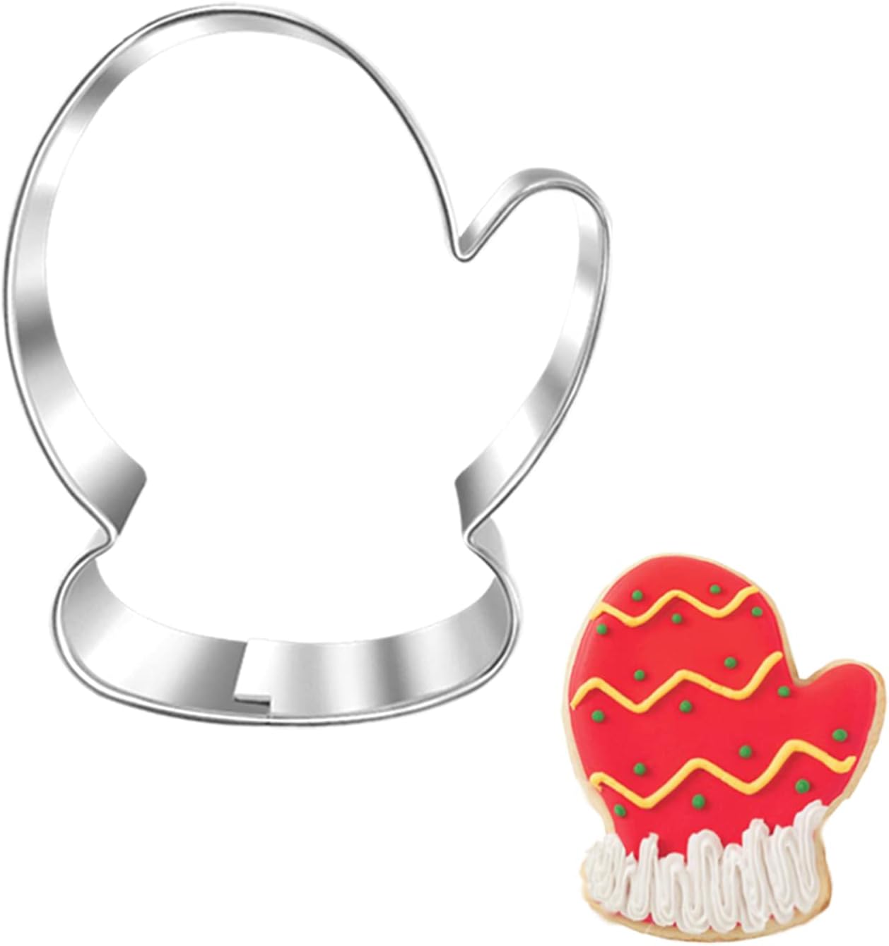 Amazon.com: Mitten Cookie Cutter-3.5 inch-Cookie Fondant Biscui Cutters ...