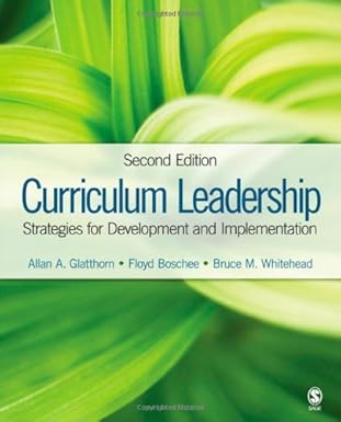 Curriculum Leadership: Strategies for Development and Implementation ...