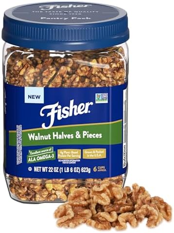 Amazon.com : Fisher Chef's Naturals Walnut Halves & Pieces Pantry Pack ...