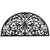 Amazon.com : Rubber Scroll Doormat Half Moon Mat, Indoor Outdoor ...