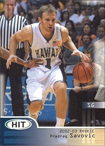 Amazon.com: 2002 SAGE HIT #11 Predrag Savovic NBA Basketball Trading ...