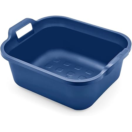 Addis Large Washing Up Bowl 9.5L Capacity In Ink Blue, 38 x 32 x 14 cm ...