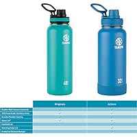 Amazon.com: Takeya Originals Vacuum-Insulated Stainless-Steel Water ...